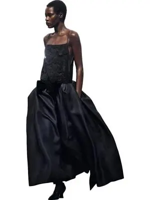 Khaite Neema Lace Top Black