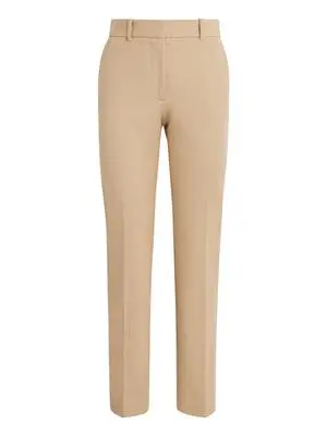 JOSEPH Gabardine Coleman Trousers - Pink