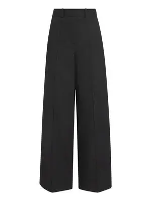 JOSEPH Cotton-linen Jnane Trousers - Black