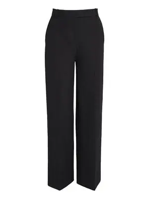 JOSEPH Stretch-Gabardine Yukio Trousers Black