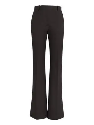 JOSEPH Stretch-gabardine Tafira Flared Trousers - Brown