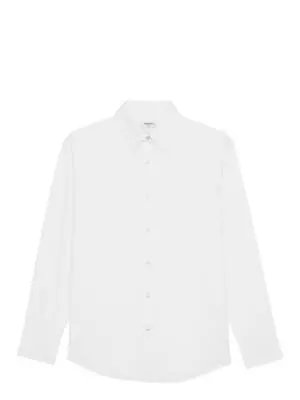 Saint Laurent Stretch-cotton Cassandre Shirt - White