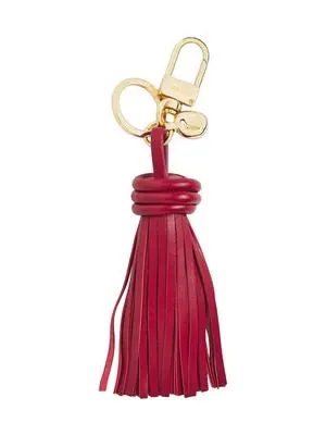 JOSEPH Leather Keyring - Red