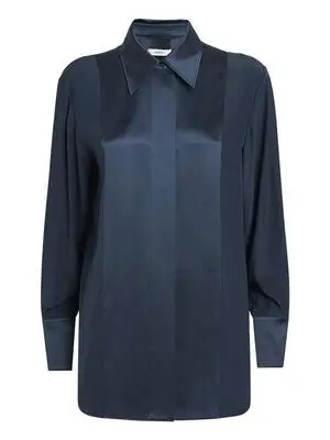 JOSEPH Silk Childs Blouse - Blue