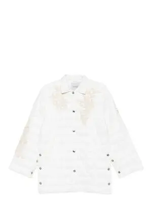 Ermanno Scervino Quilted Nylon Down Jacket - White