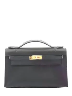 Hermès Pochette Kelly Top-handle Mini Bag - Black