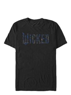 WICKED: FOR GOOD Official Geometric Logo Short Sleeve Graphic T-shirt - Black