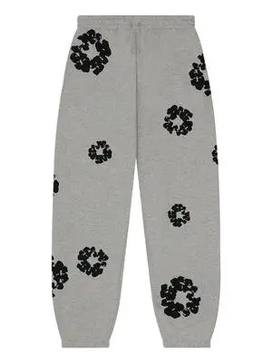 DENIM TEARS Cotton Wreath Sweatpants Grey