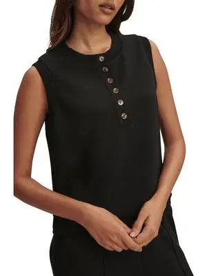 VARLEY Marla Button Placket Tank