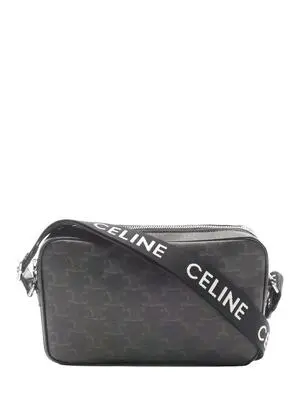 Celine 2010s Medium Triomphe Shoulder Bag - Brown