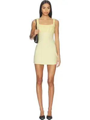 Majorelle Tate Mini Dress - Butter Yellow