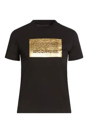 Just Cavalli Printed Cotton T-shirt - Black
