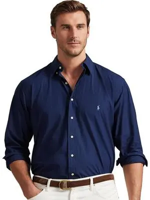 Ralph Lauren Stretch Poplin Shirt Newport Navy