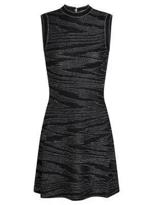 Missoni Metallic Jacquard-knit Mini Dress - Black