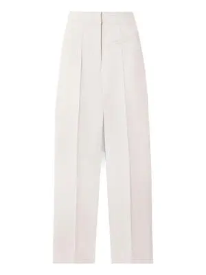 ESSE STUDIOS Ophelia Crepe Wide-leg Pants - Off-white