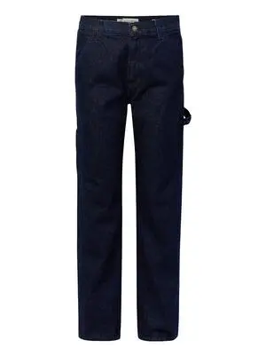 NILI LOTAN Calvin Carpenter High-rise Straight-leg Jeans - Dark Denim