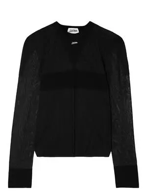 JEAN PAUL GAULTIER Knitted Top - Black