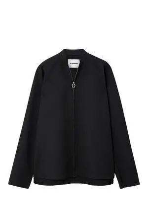 JIL SANDER Wool-twill Jacket - Black