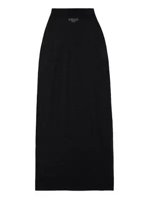 Stella McCartney Cotton-blend Midi Skirt - Black
