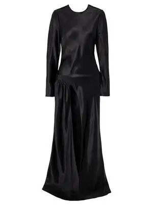 Christopher Esber Palladium Open-back Draped Gown - Black