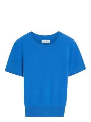 Naadam Cashmere Knit Top - Blue