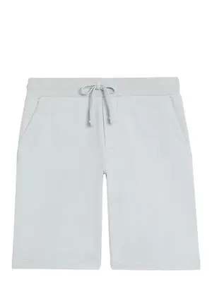 Orlebar Brown Frederick Cotton-blend Terry Drawstring Shorts - Sky Blue