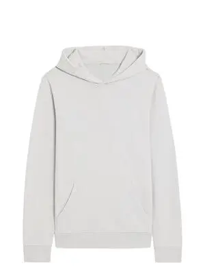 Onia French Cotton-blend Terry Hoodie - Light Gray