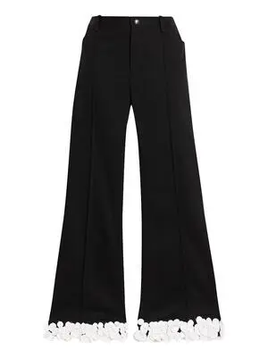 Emilio Pucci Sequin-embellished Flared Pants - Black
