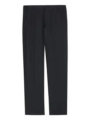 Sandro Slim-fit Wool-blend Trousers - Dark Gray