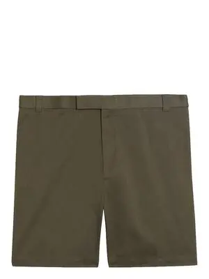 Thom Browne Cotton-twill Shorts - Army Green