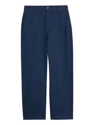 Marni Cotton-twill Pants - Navy