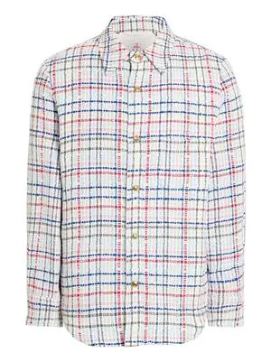 Thom Browne Checked Tweed Overshirt - Ivory