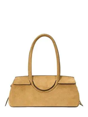 Staud Maude Suede Shoulder Bag Hazel