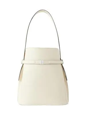TOTEME Textured-leather Tote - Off-white