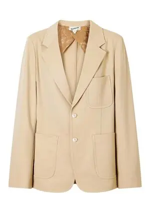 SANDERLAK Twill Blazer - Neutrals