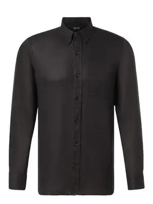 TOM FORD Gabardine Shirt - Black