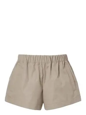 Wardrobe.NYC Cotton-blend Shorts - Beige