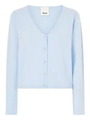ALLUDE Cashmere Cardigan Light Blue