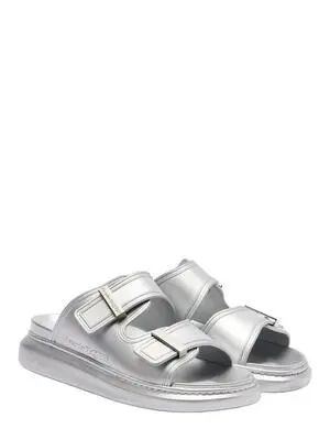 Alexander McQueen Hybrid Sandals - Silver