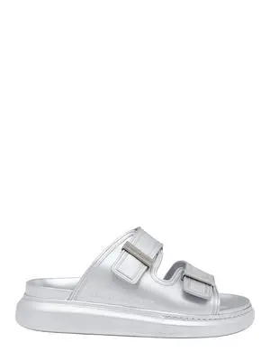 Alexander McQueen Hybrid Slides - Silver