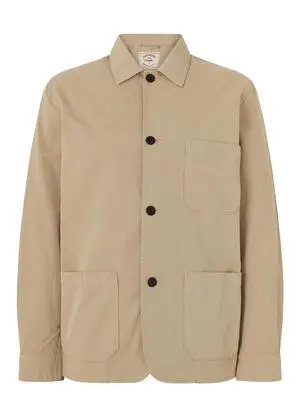 Portuguese Flannel Cotton-twill Chore Jacket - Neutrals
