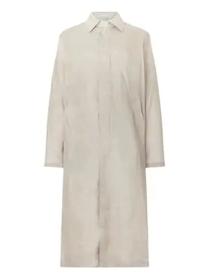 Our Legacy Waxed-twill Trench Coat - Gray