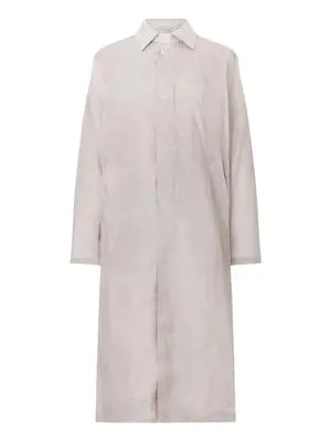 Our Legacy Waxed-twill Trench Coat - Gray