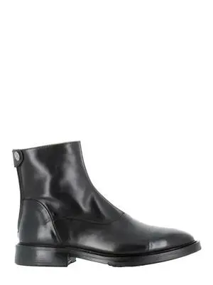 ALBERTO FASCIANI Leather Zip Boots