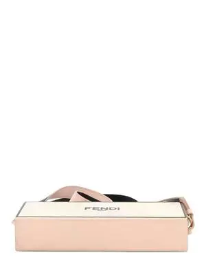 Fendi Logo Horizontal Box Crossbody Bag - Pink
