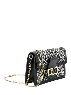 LOUIS VUITTON Dauphine Limited Edition Since 1854 Monogram Jacquard Mini Bag Blue