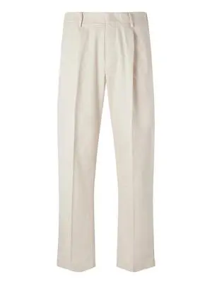 Nn07 Kay 1420 Wide-leg Pleated Trousers - Neutrals