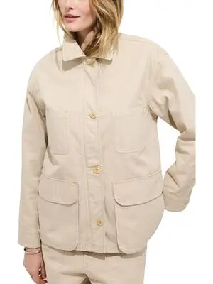 ALEX MILL Cotton Painter Jacket - Sand