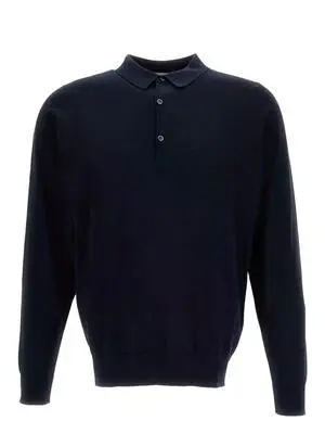 John Smedley Bradwell Polo Shirt - Blue