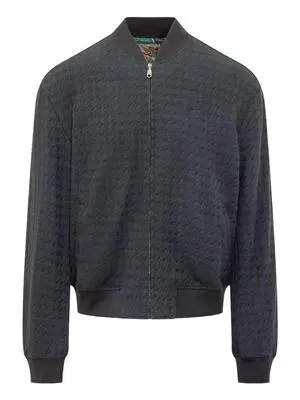 Etro Patterned Bomber Jacket - Grey